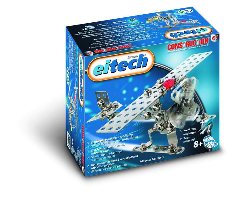 Метален конструктор Basic - Самолет/ Хеликоптер от Eitech | Отлична цена | Ozone.bg