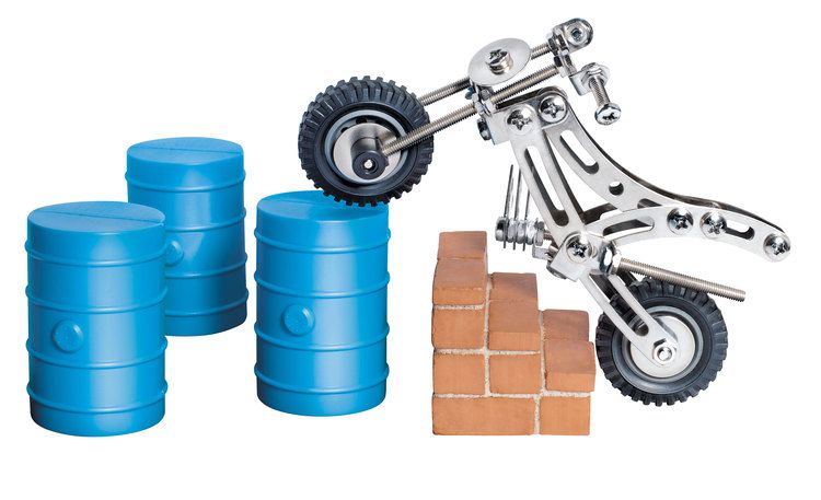 Метален конструктор Basic - Кросов мотоциклет от Eitech | Отлична цена | Ozone.bg