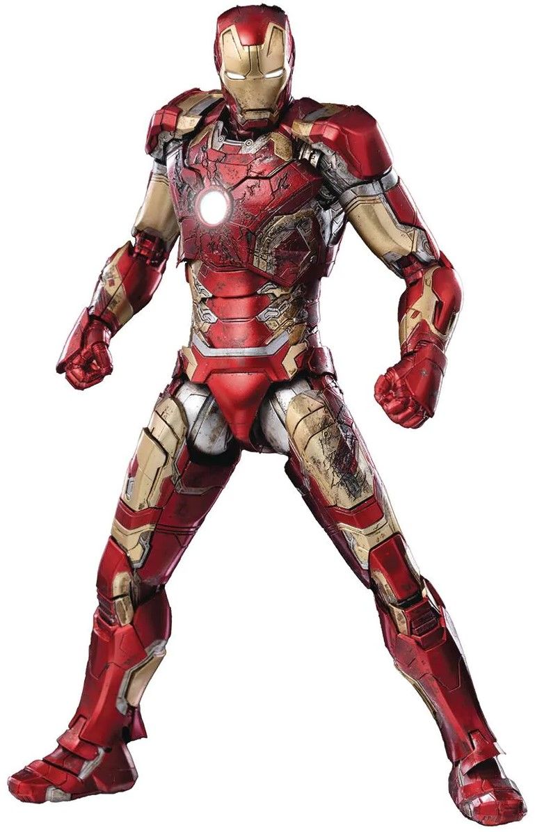 Екшън фигура ThreeZero Marvel: Iron Man - Iron Man Mark 43 (Battle ...