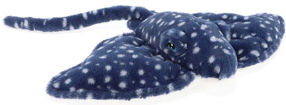 Eкологична плюшена играчка Keel Toys Keeleco - Морски скат, 25 cm ...