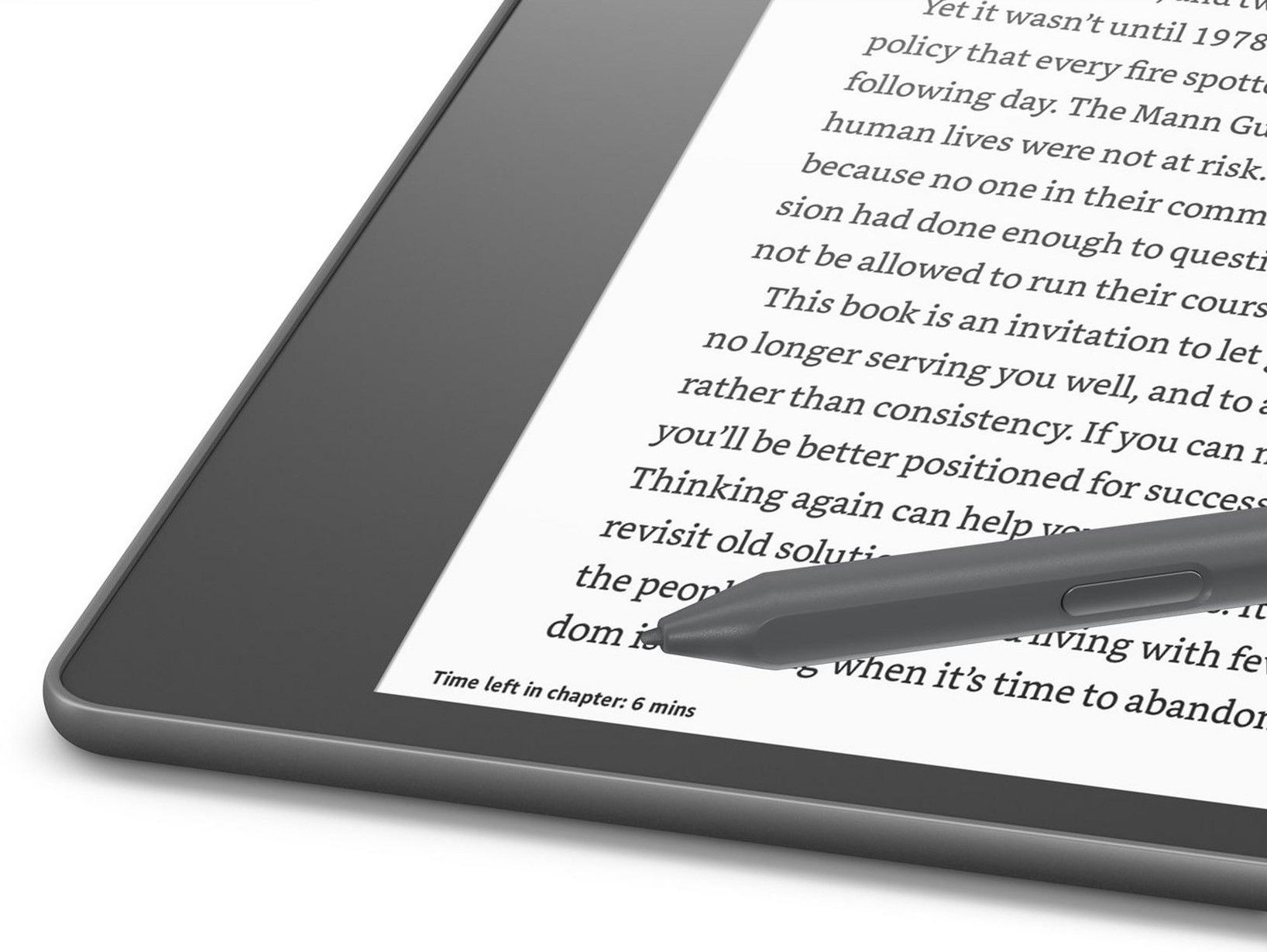 Електронен четец Kindle - Scribe Premium Pen, 10.2'', 32GB, сив | Ozone.bg