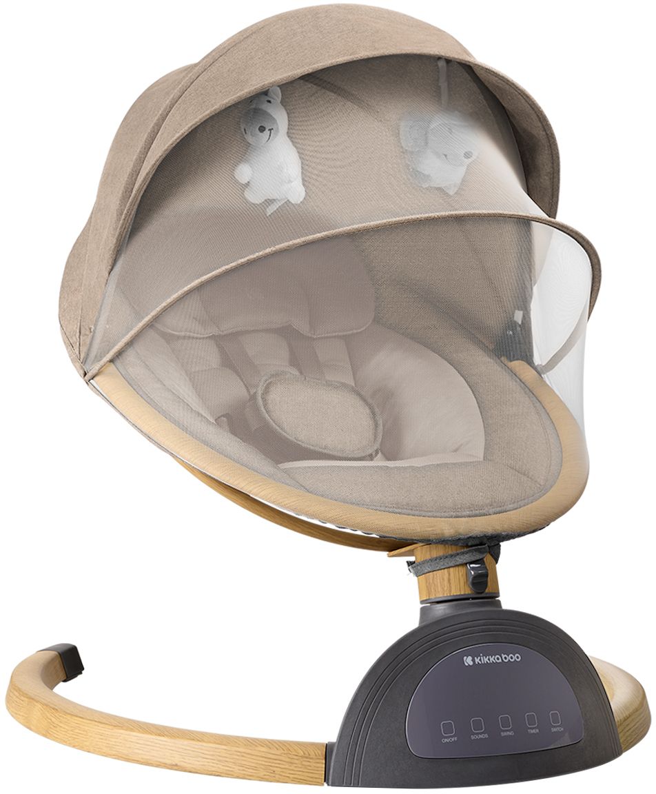 Електрическа люлка KikkaBoo - Ashlee, бежова | Добра цена | Ozone.bg