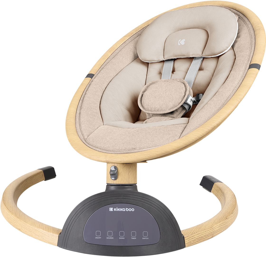 Електрическа люлка KikkaBoo - Ashlee, бежова | Добра цена | Ozone.bg