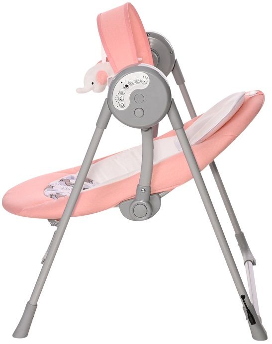 Електрическа люлка Lorelli - Twinkle Rhino, Pink | Ozone.bg