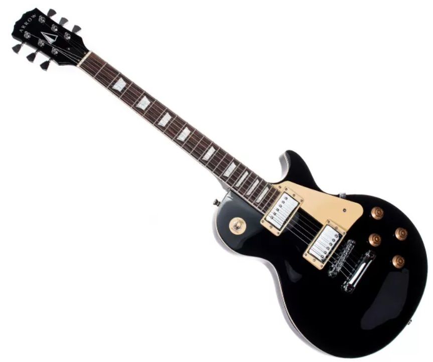 Електрическа китара Arrow - LP 22 Night Black Rosewood/White | Ozone.bg