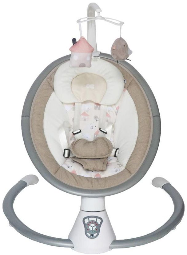 Електрическа люлка KikkaBoo - Twiddle, бежова | Добра цена | Ozone.bg