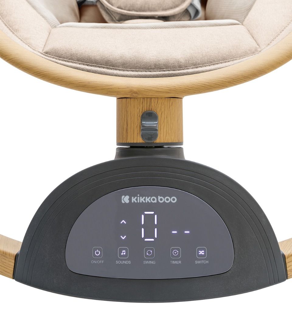 Електрическа люлка KikkaBoo - Ashlee, бежова | Добра цена | Ozone.bg