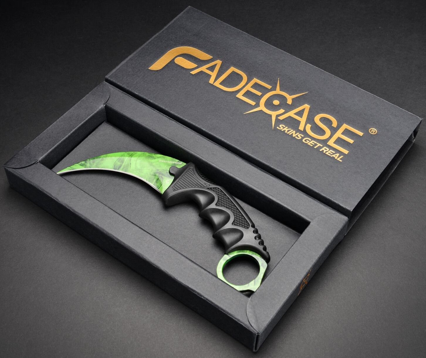 Нож FadeCase – Karambit – Emerald | Ozone.bg
