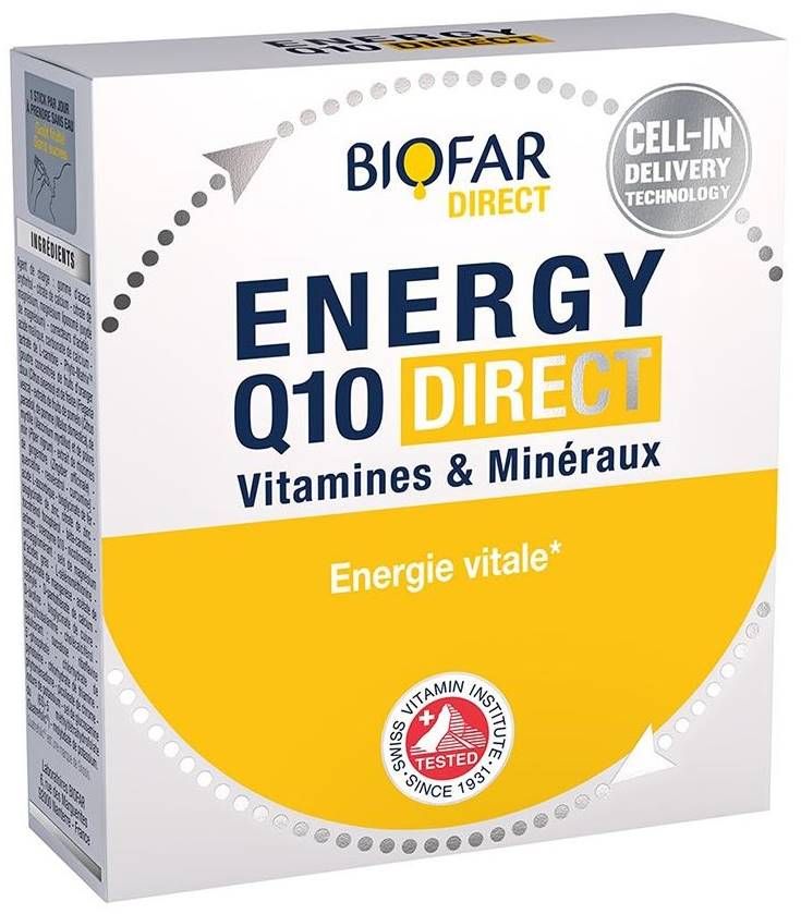 Energy Q10 Direct, 14 сашета, Biofar | Ozone.bg