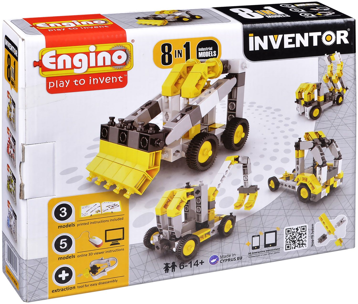 Конструктор Engino Inventor - 8 модела индустриални машини | Отлична ...