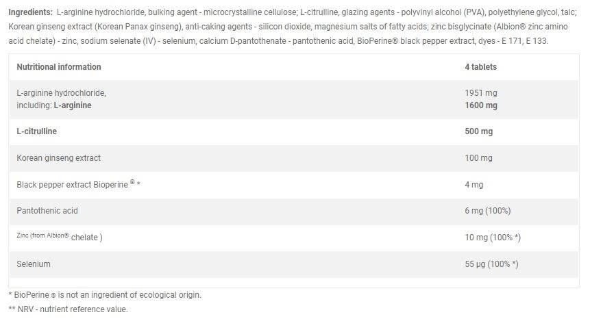 Erekton Fast, 8 таблетки, Olimp | Ozone.bg