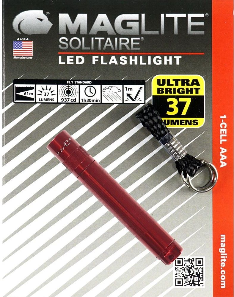 Фенер Maglite Solitaire – LED, червен | Ozone.bg