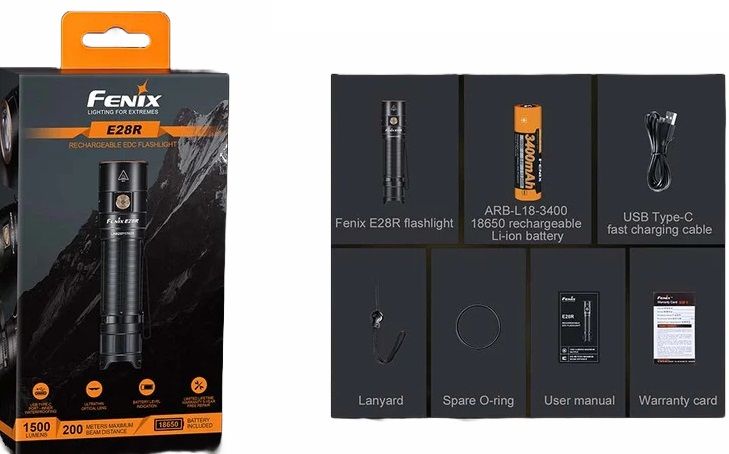 Фенерче Fenix - E28R, EDC | Ozone.bg