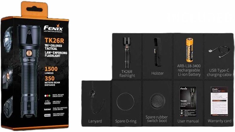Фенер Fenix - TK26R, LED | Ozone.bg