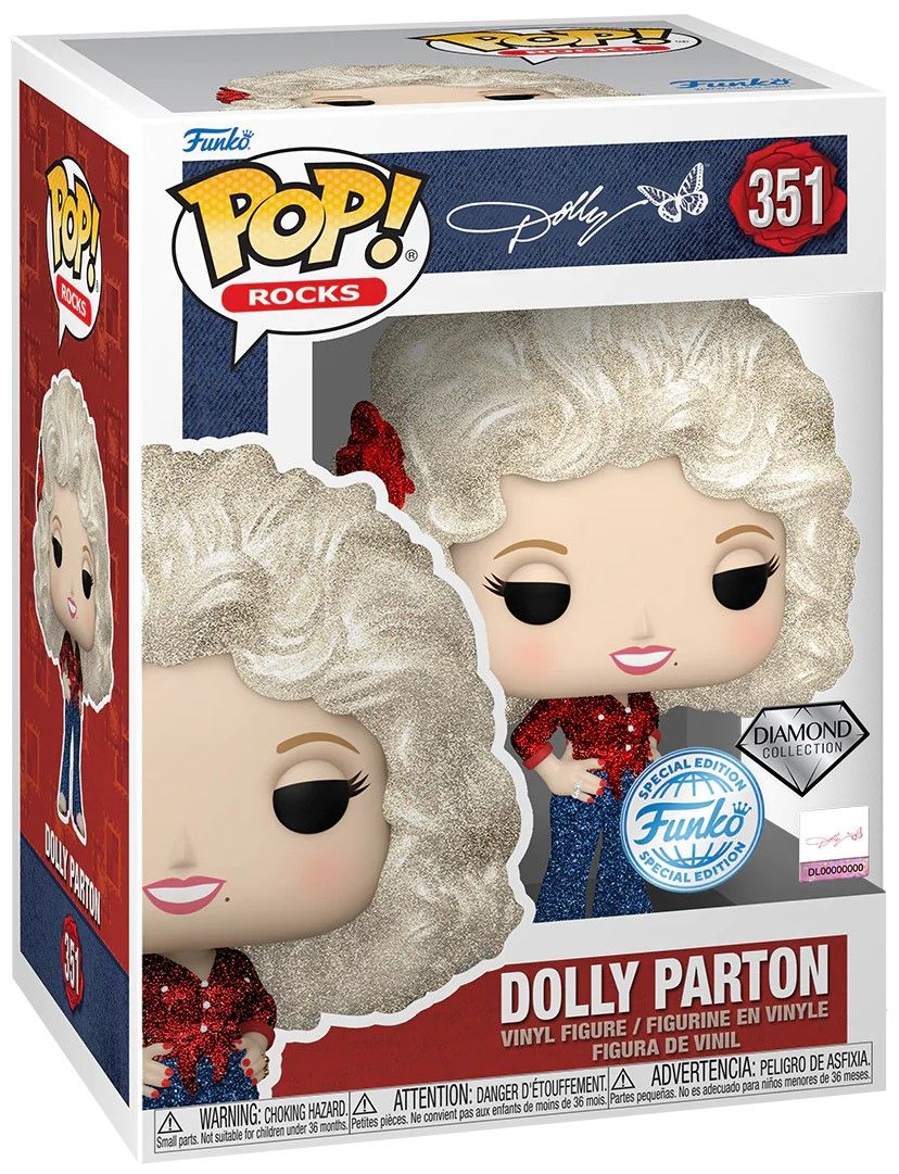 Фигура Funko POP! Rocks: Dolly - Dolly Parton ('77 tour) (Diamond ...
