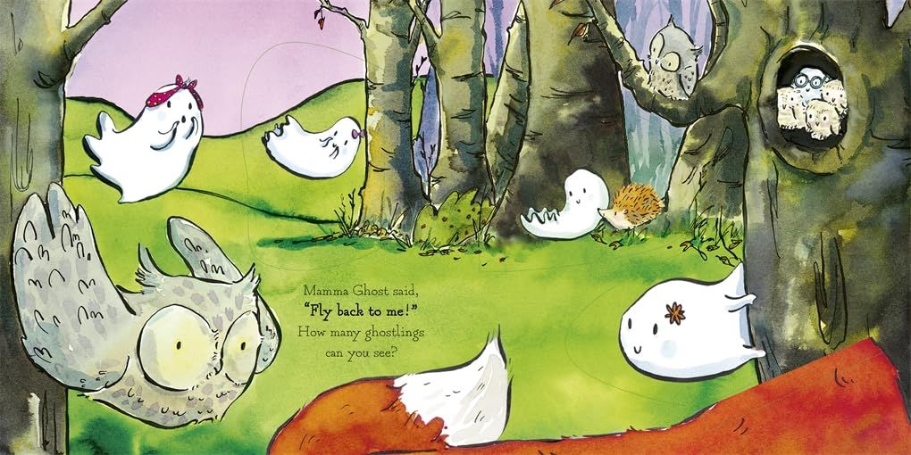 Five Little Ghosts: A Lift-the-Flap Halloween Picture Book | Лили Мъри ...