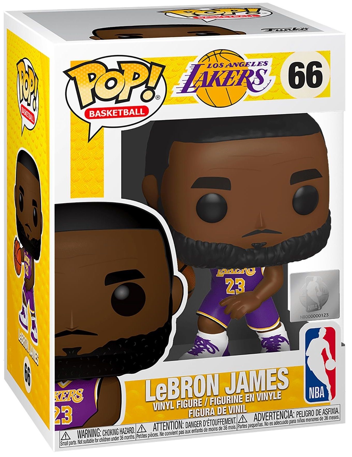 Фигура Funko Pop! Sports: NBA - Lebron James #66 | Ozone.bg