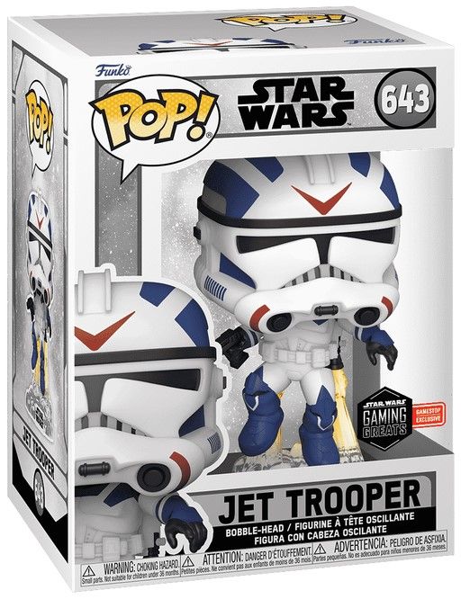 Фигура Funko POP! Movies: Star Wars - Jet Trooper (Gaming Greats ...