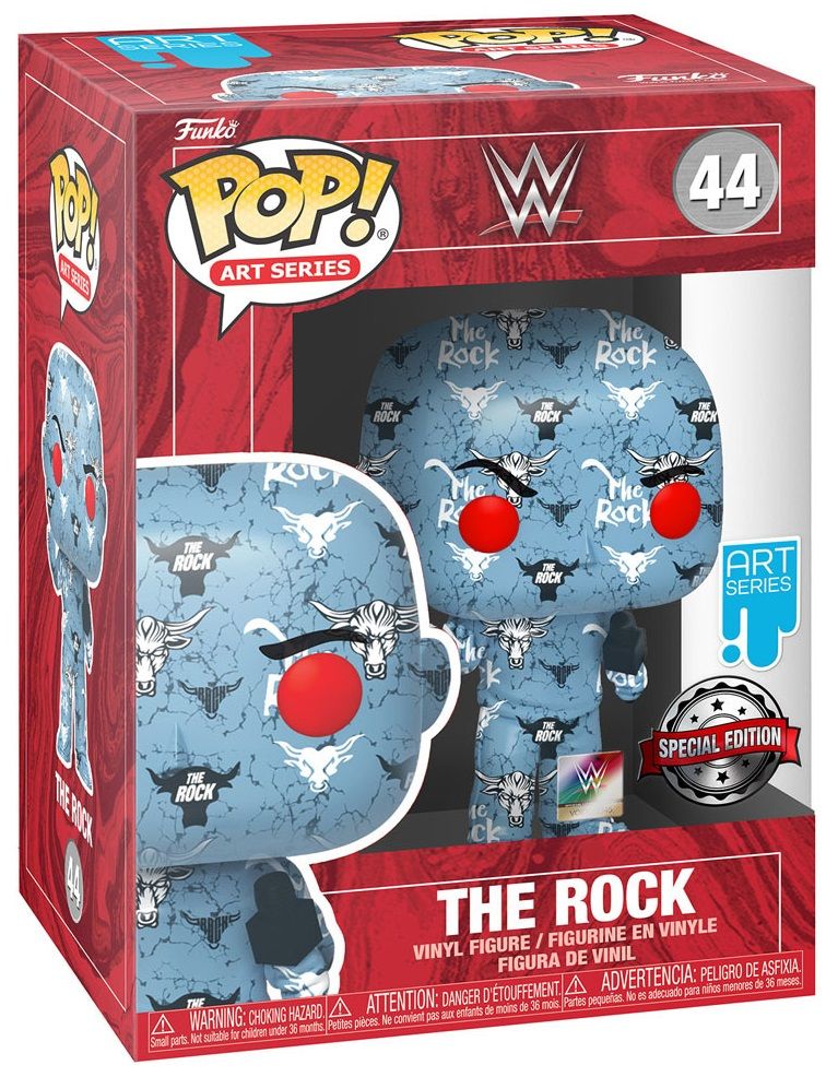Фигура Funko POP! Sports: WWE - The Rock (Art Series) (Special Edition ...