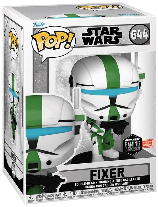 Фигура Funko POP! Movies: Star Wars - Fixer (Gaming Greats: Republic ...
