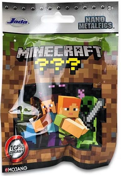 Фигурка изненада Jada Toys - Minecraft Nanofigs, асортимент | Отлична ...