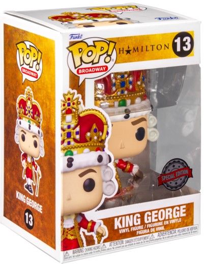 Фигура Funko POP! Broadway: Hamilton - King George (Special Edition ...