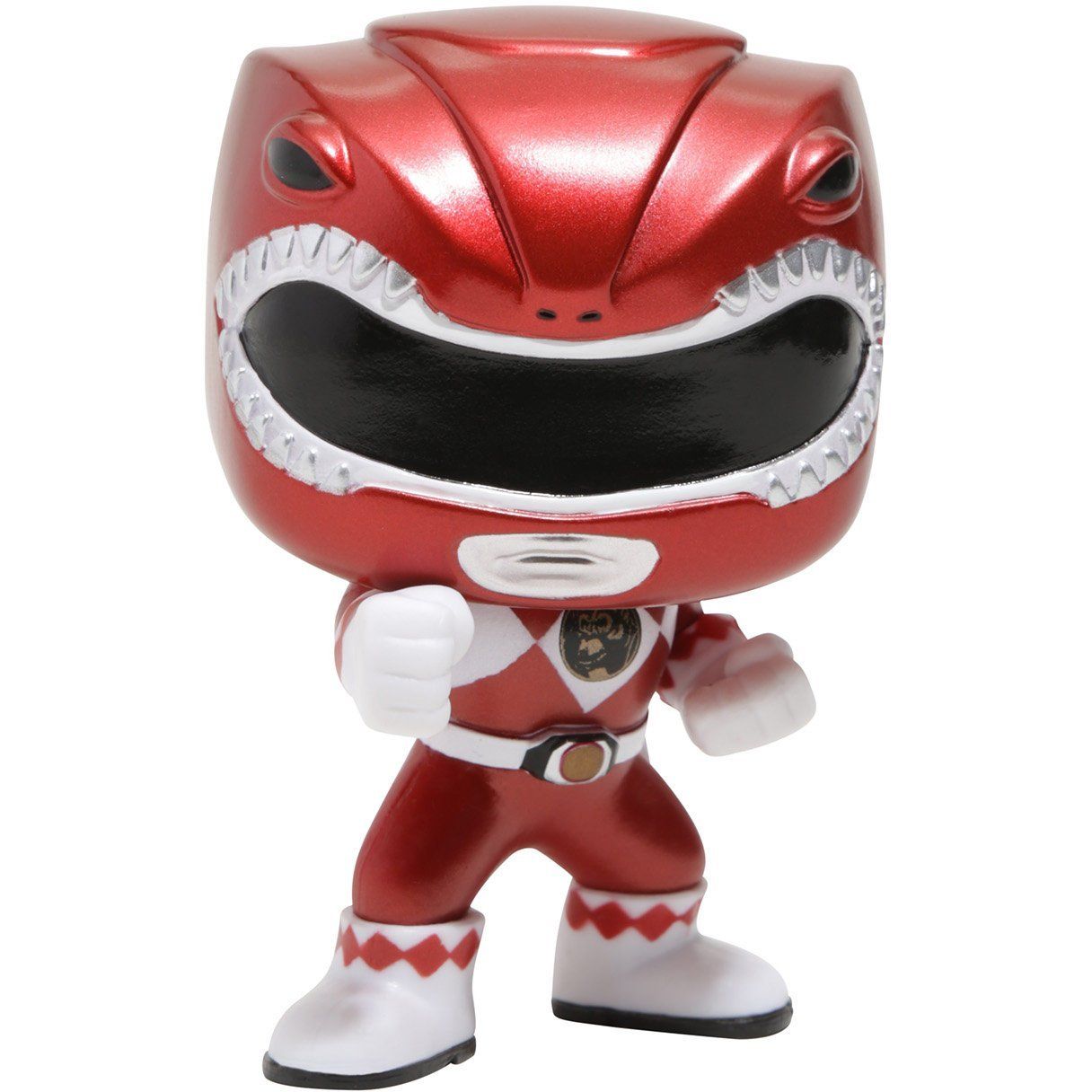 Фигура Funko Pop! Television: Power Rangers - Red Ranger Metallic ...