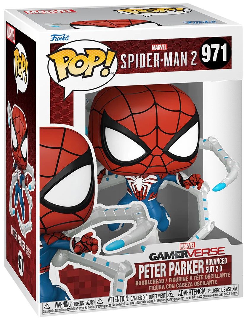 Фигура Funko POP! Marvel: Spider-Man - Peter Parker (Advanced Suit 2.0 ...