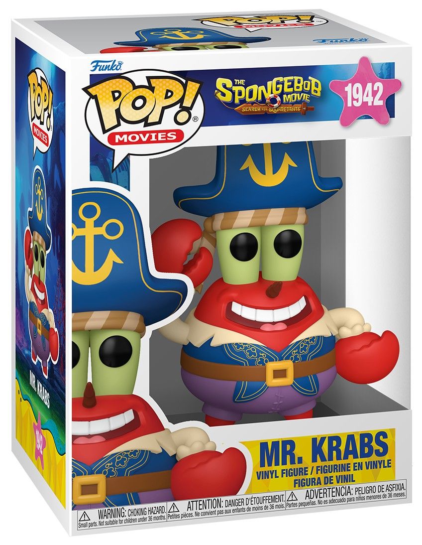 Фигура Funko POP! Movies: The SpongeBob - Mr. Krabs (Pirate) (Search ...