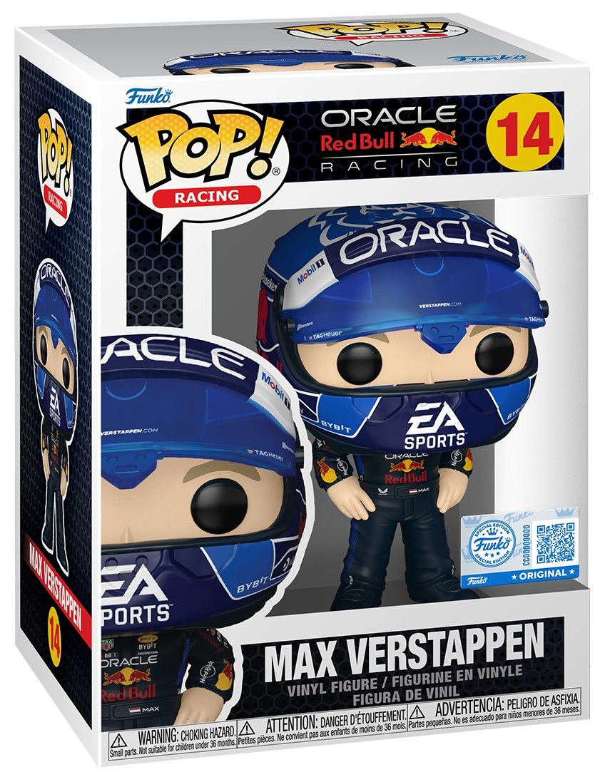 Фигура Funko POP! Racing: Oracle Racing Red Bull - Max Verstappen (USA Helmet) (Special Edition ...