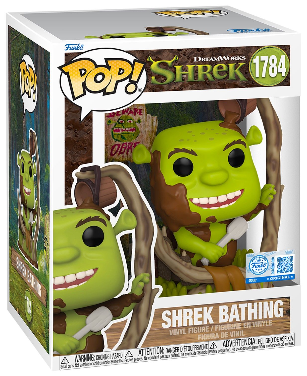 Фигура Funko POP! Movies: Shrek - Shrek Bathing (Special Edition) #1784 ...