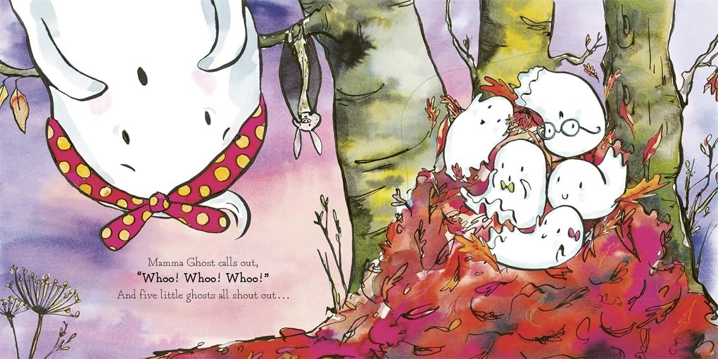 Five Little Ghosts: A Lift-the-Flap Halloween Picture Book | Лили Мъри ...