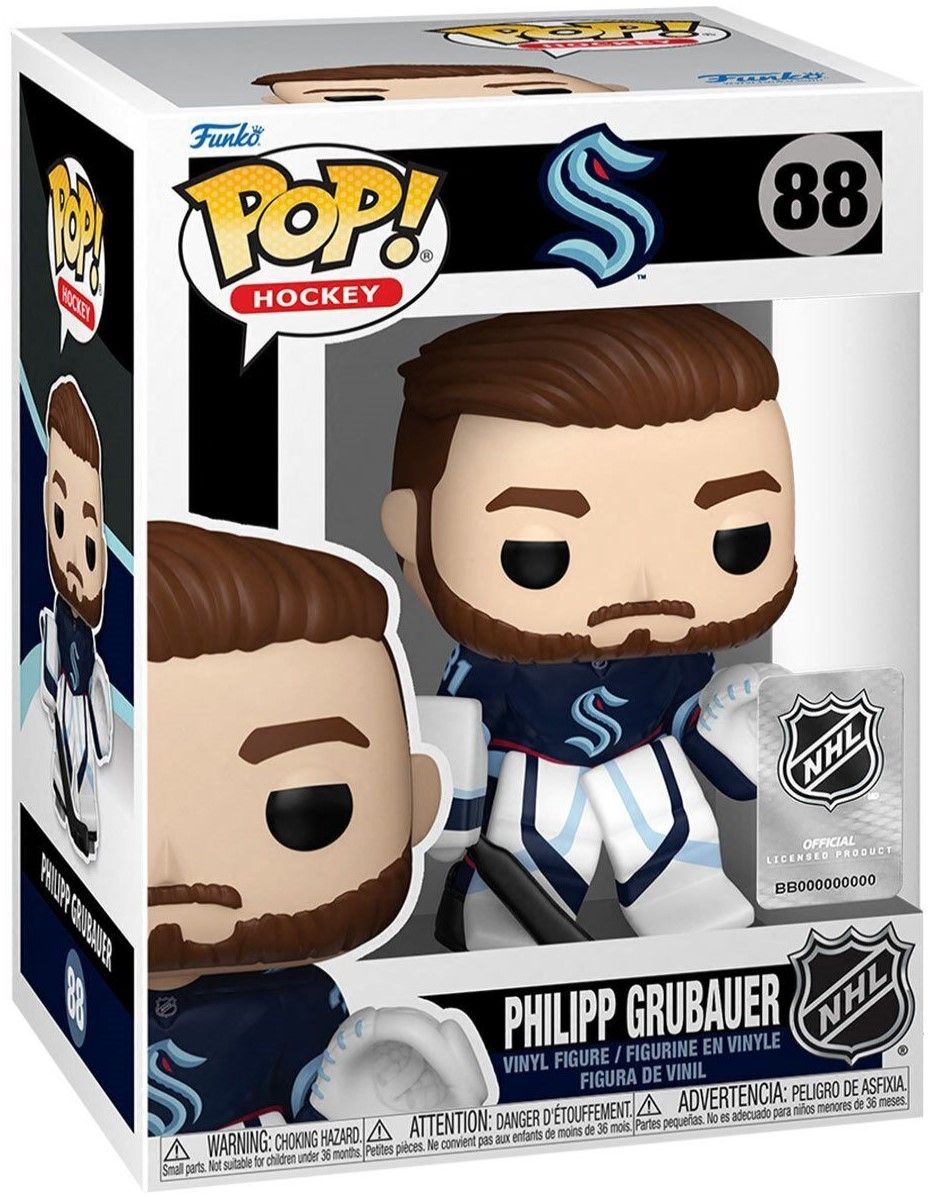 Фигура Funko POP! Sport: NHL - Philipp Grubauer (Seattle Kraken) #88 ...