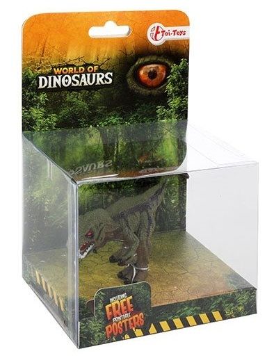 Фигура Toi Toys World of Dinosaurs - Динозавър, 10 cm, асортимент ...