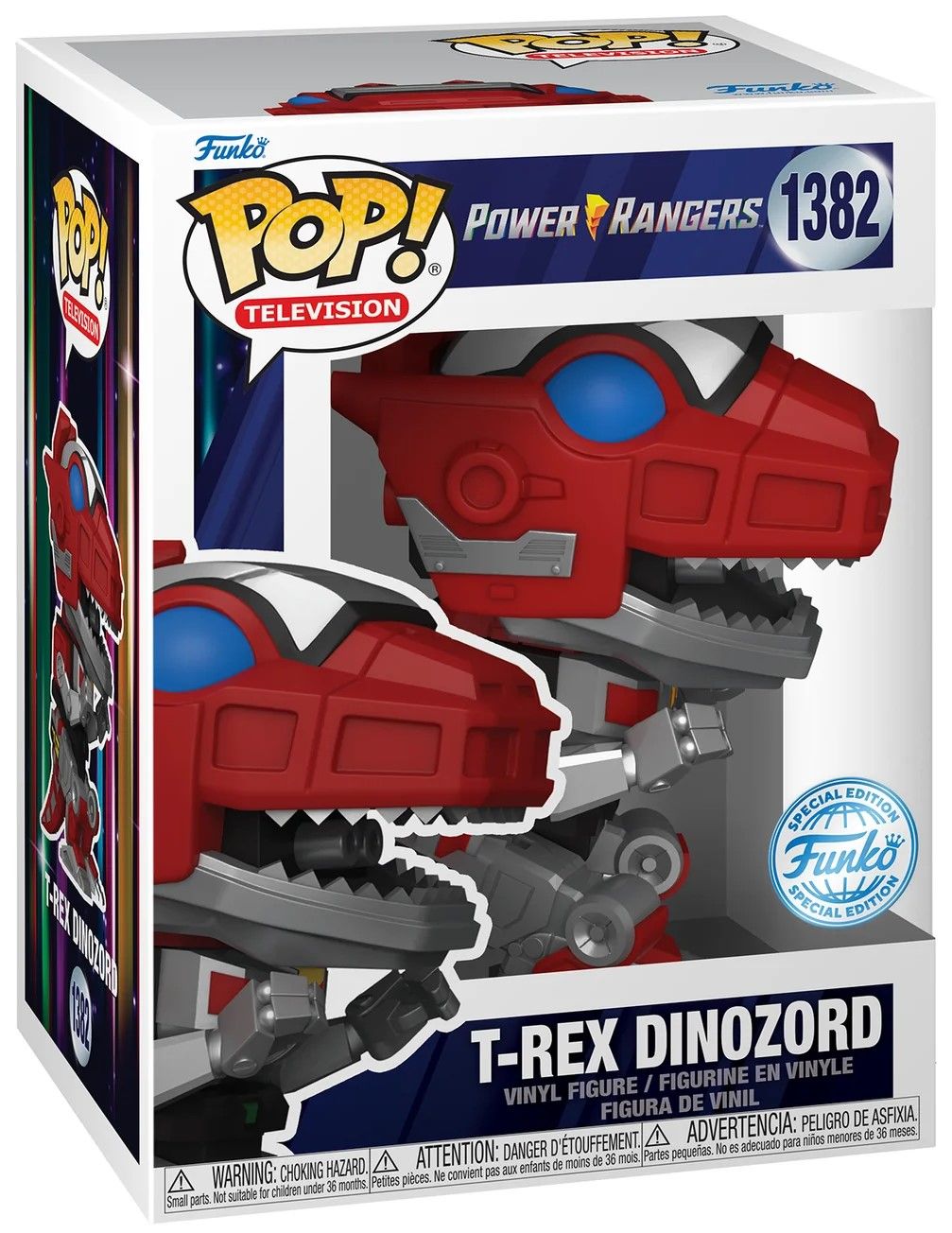 Фигура Funko POP! Television: Mighty Morphin Power Rangers - T-Rex ...