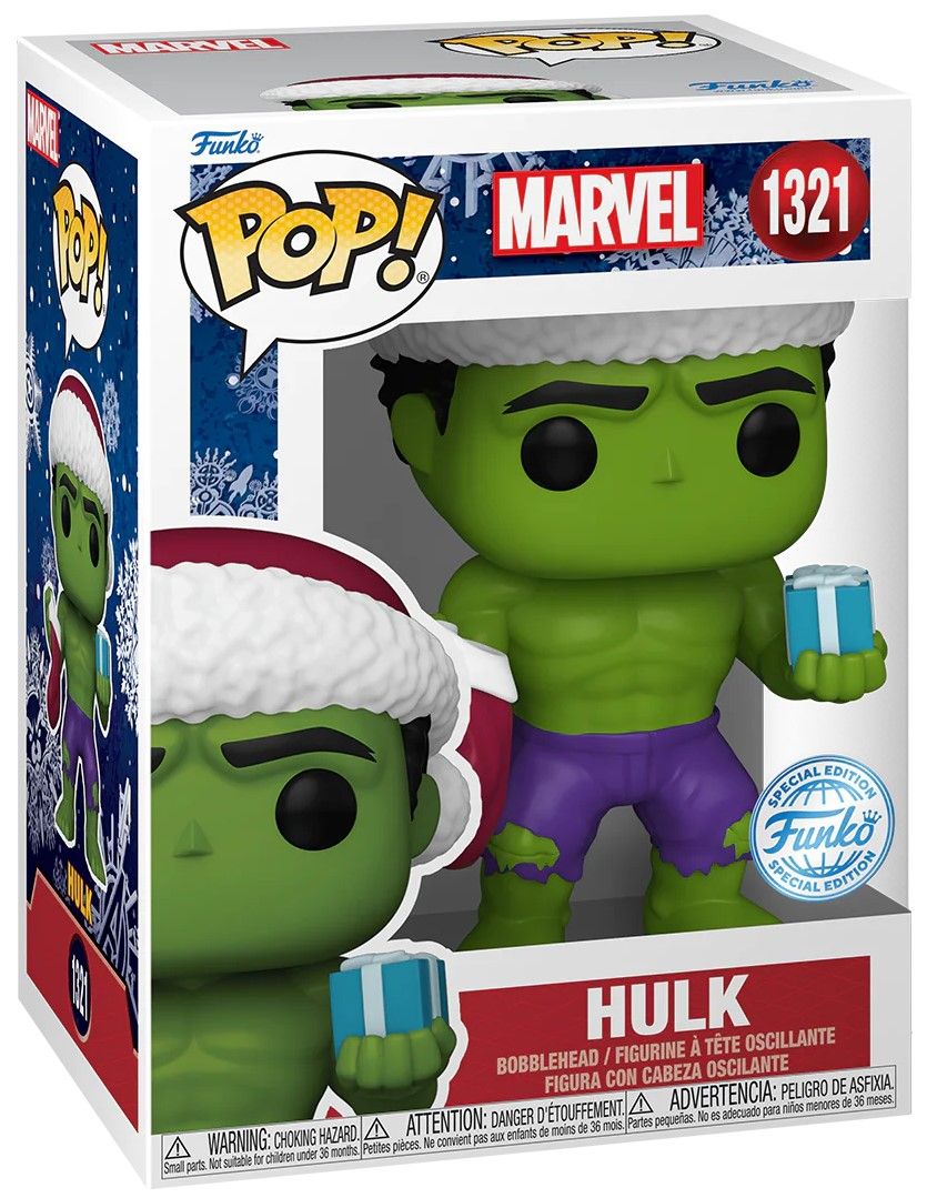 Фигура Funko POP! Marvel: Holiday - Hulk (Special Edition) #1321 | Ozone.bg