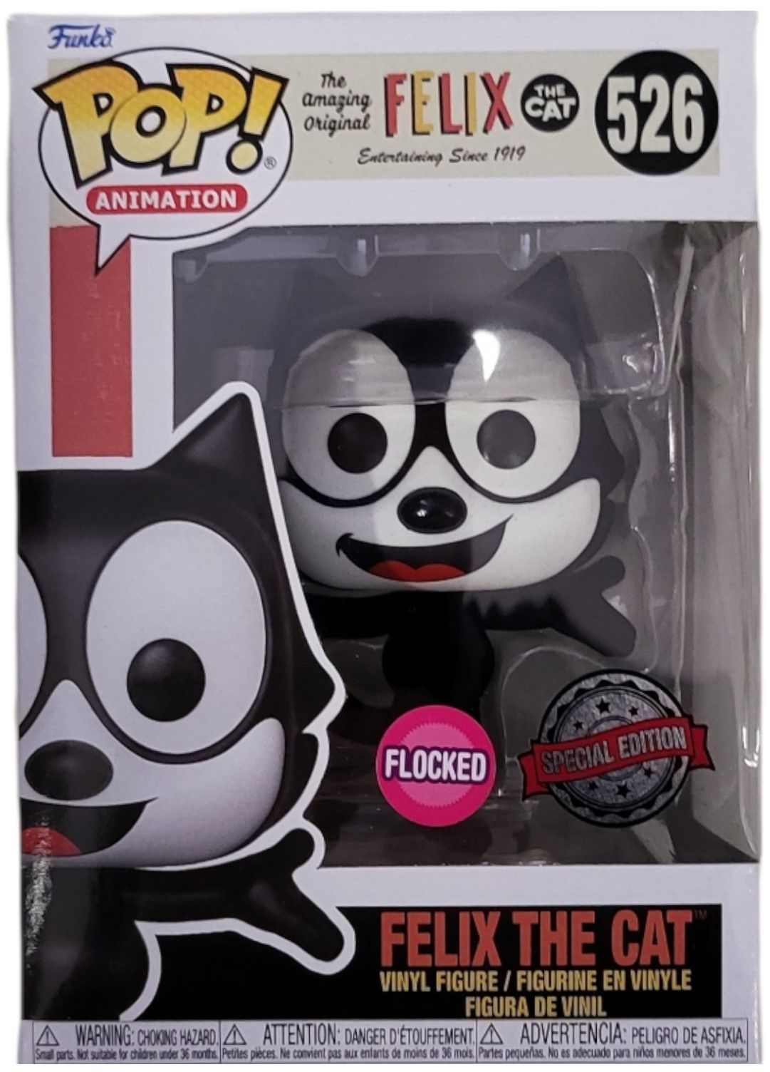 Фигура Funko POP! Animation: Felix The Cat - Felix (Flocked) (Special ...
