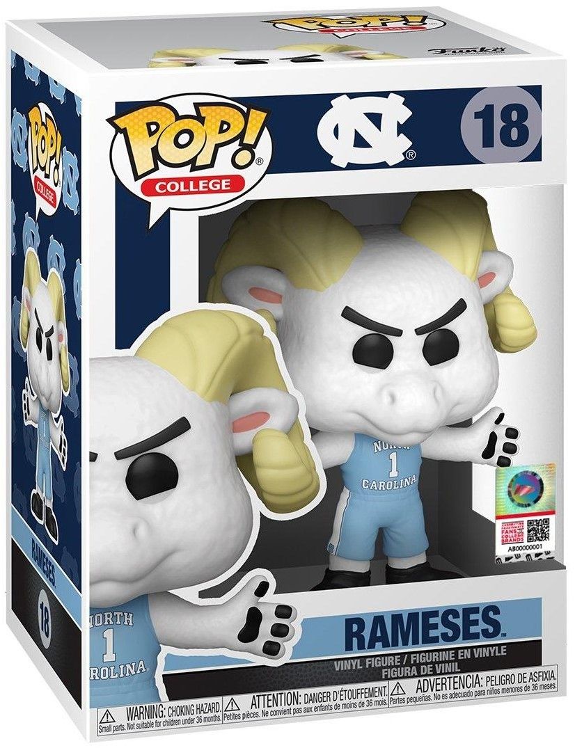 Фигура Funko POP! College: University of North Carolina - Rameses #18 ...