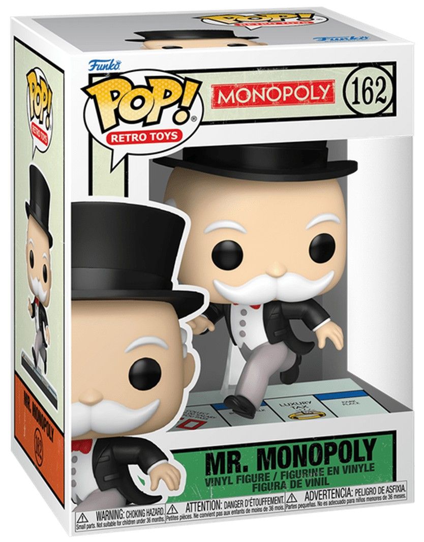 Фигура Funko POP! Retro Toys: Monopoly - Mr. Monopoly (Pass Go) #162 ...