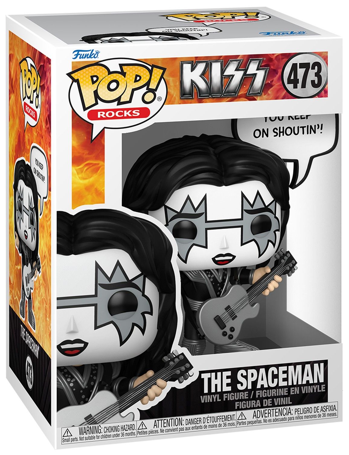 Фигура Funko POP! Rocks: Kiss - The Spaceman (Rock & Roll All Night ...