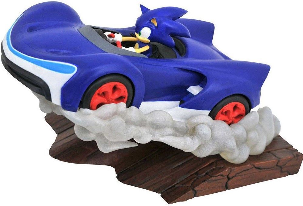 Фигура Diamond Select Sonic Racers Gallery - Sonic, 25 cm | Ozone.bg