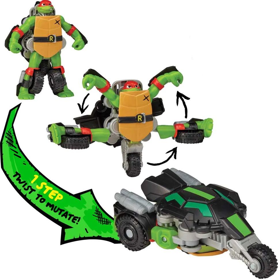 Фигура Playmates TMNT Twist and Mutate - Трансформираща се костенурка ...