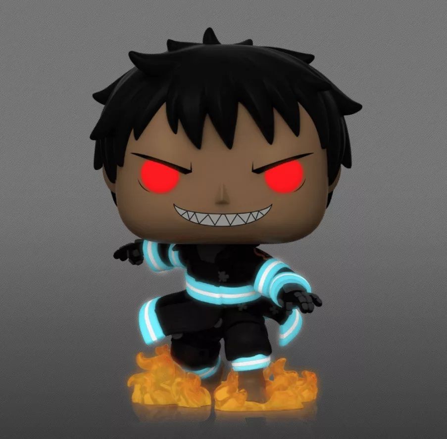 Фигура Funko POP! Animation: Fire Force - Shinra (With Fire) (Glows in ...