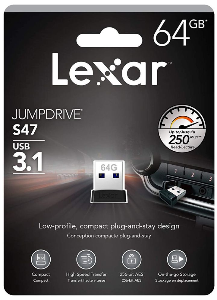 Флаш памет Lexar - JumpDrive S47, 64GB, USB 3.1 | Ozone.bg