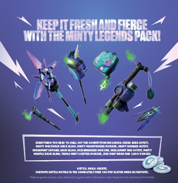 Fortnite: The Minty Legends Pack (PS5) | Ozone.bg