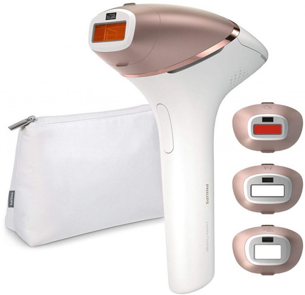 Фотоепилатор Philips - BRI958/00, 4 приставки, 450000 импулса, бял ...