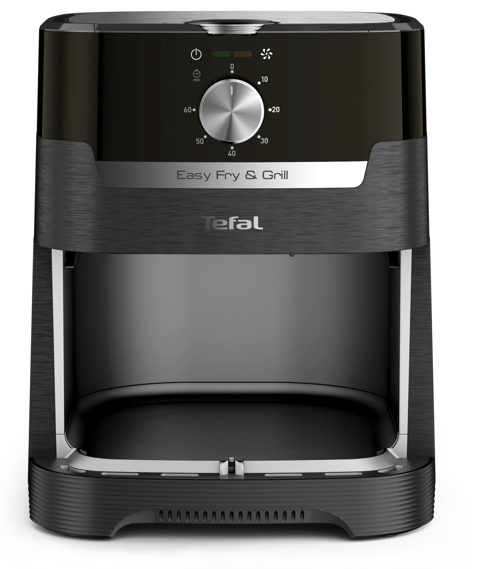 Уред за готвене с горещ въздух Tefal - EY501815, 4.2L, черен/сребрист ...