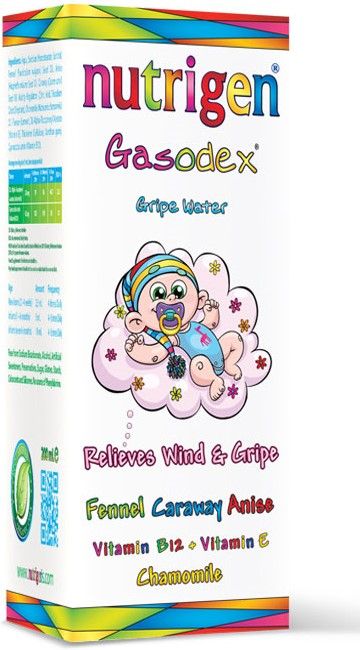 Gasodex Сироп против колики, 200 ml, Nutrigen | Ozone.bg