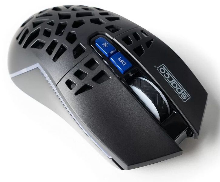 Гейминг мишка Sparco - SPWMOUSE CLUTCH, оптична, безжична, черна | Ozone.bg