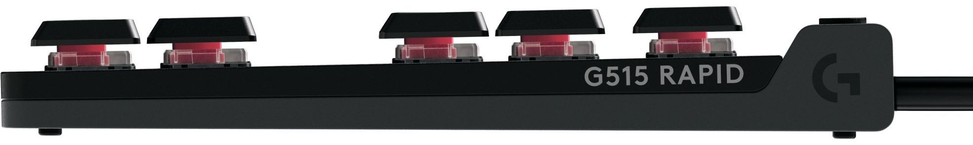Гейминг клавиатура Logitech - G515 RAPID TKL, RGB, US, черна | Ozone.bg